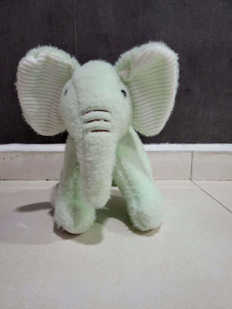 Light green elephant with wings, Hobbies & Toys, Toys & Games on Carousell