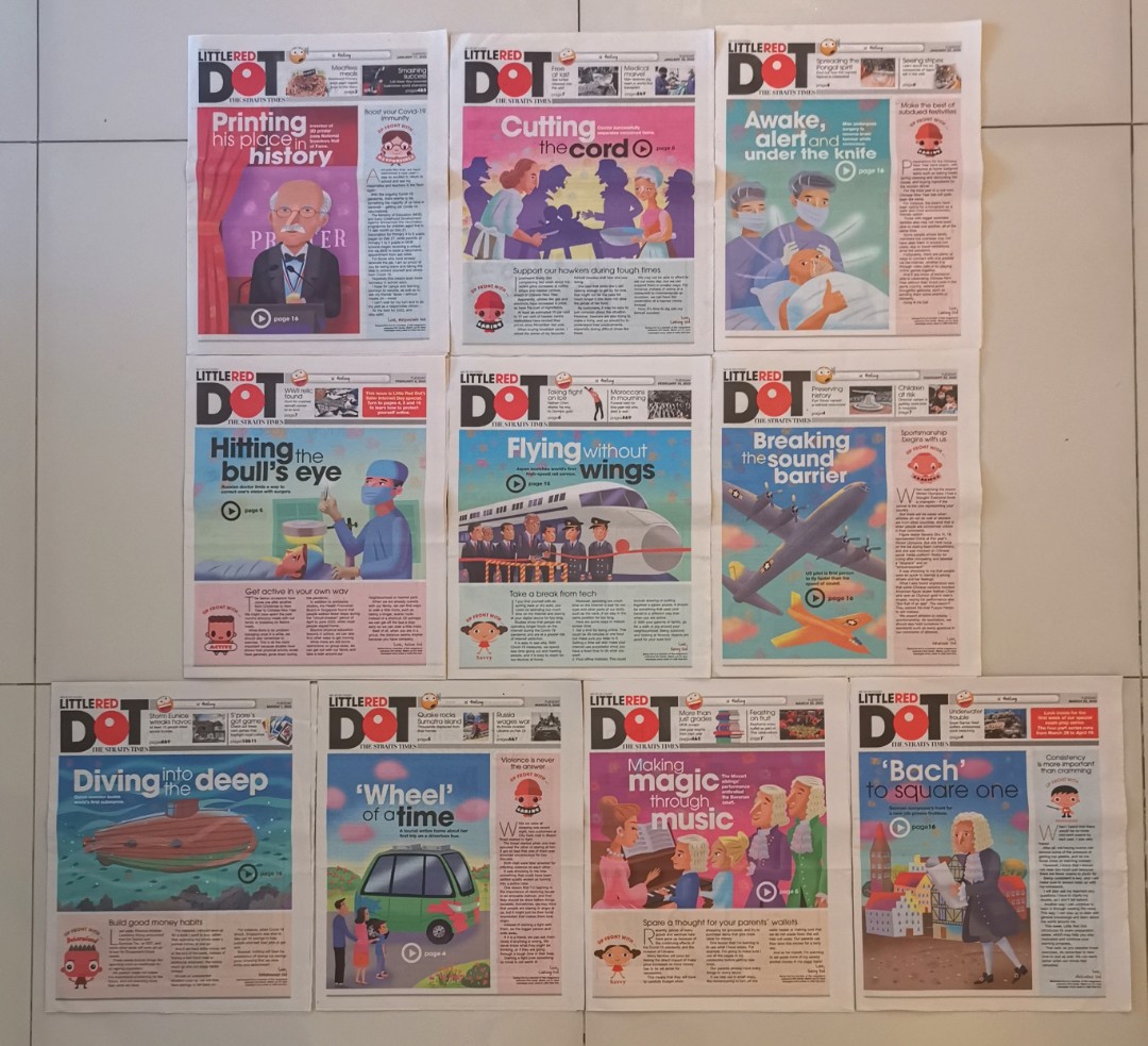 Little Red Dot newspaper (first 18 issues of 2022), Hobbies & Toys ...