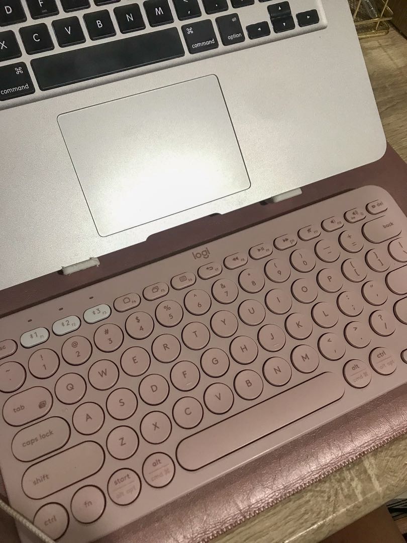 Logitech K380 Multi Device Bluetooth Keyboard In Rose Computers And Tech Parts And Accessories