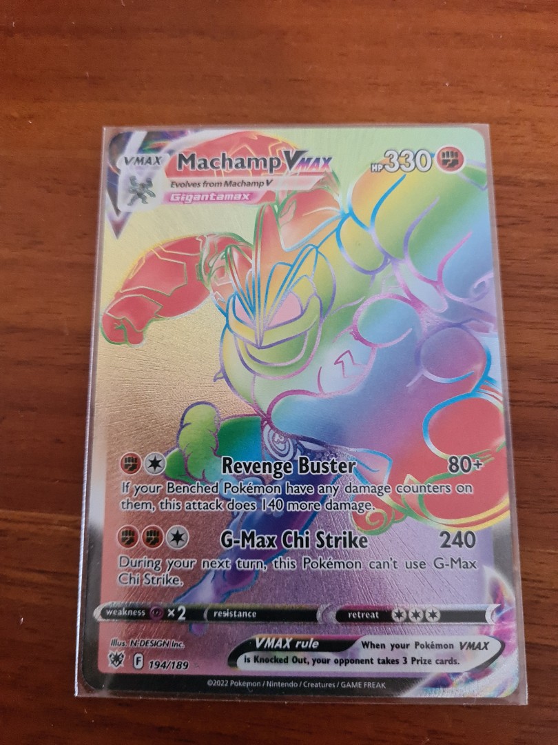 Machamp Vmax, Hobbies & Toys, Toys & Games on Carousell