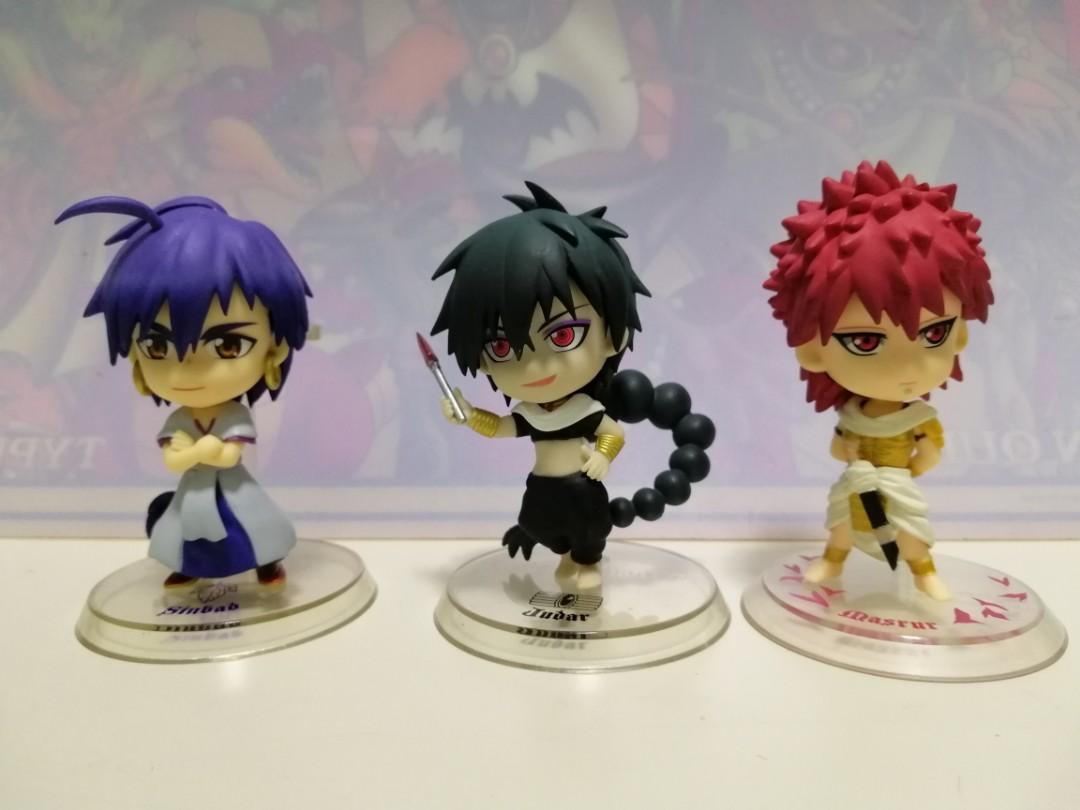 Magi Anime Chibi Figures Set, Hobbies & Toys, Toys & Games on Carousell
