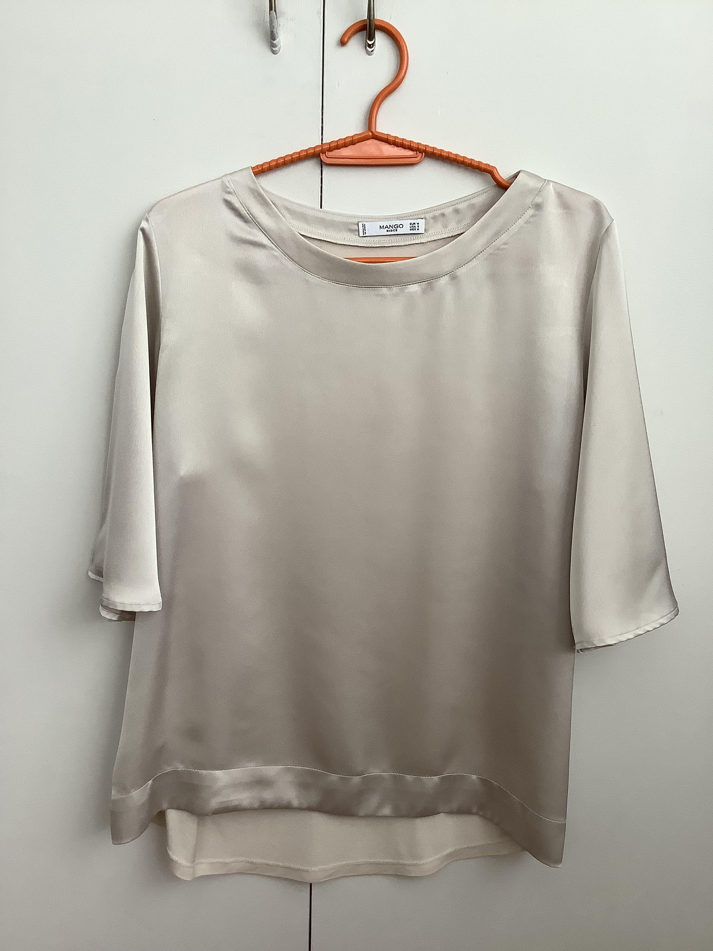 Mango Top, Women's Fashion, Tops, Blouses on Carousell