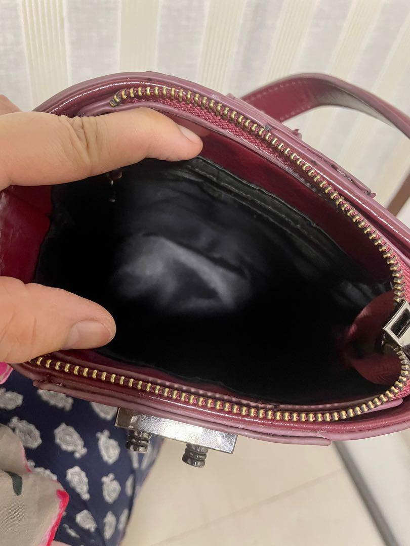 Maroon Bucket bag, Women's Fashion, Bags & Wallets, Cross-body Bags on ...