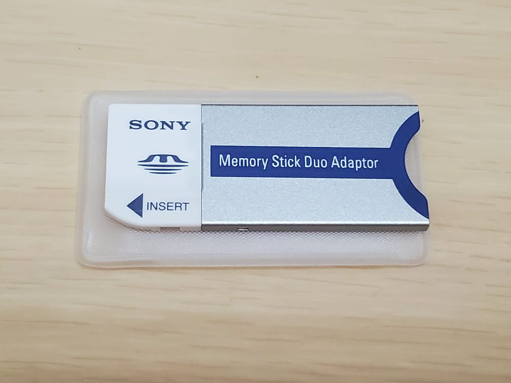 Memory Stick Duo Adaptor, Made in JAPAN, 電腦＆科技, 電腦周邊及配件, 電腦線、轉接線及轉換器 ...