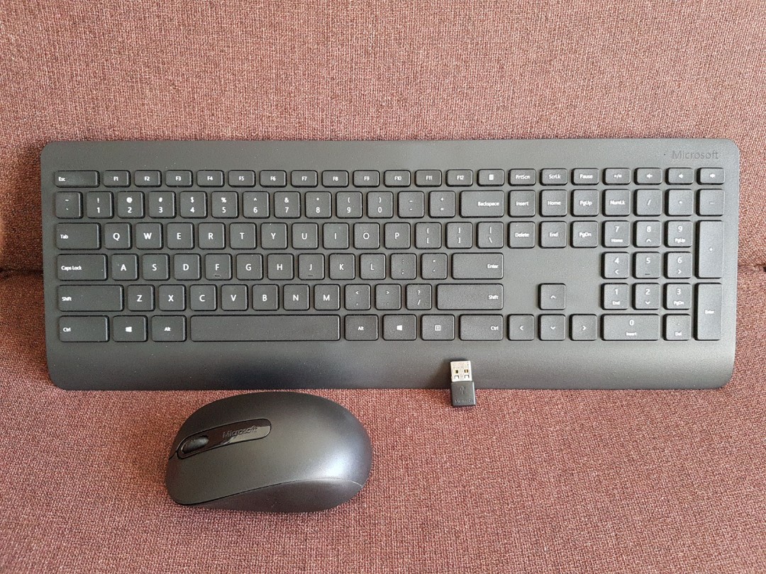 Microsoft Wireless Keyboard Mouse Computers And Tech Parts And Accessories Computer Keyboard On