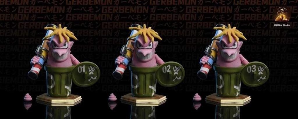 Miman Studio - Digimon Series - Gerbemon & Scumon, Hobbies & Toys, Toys ...