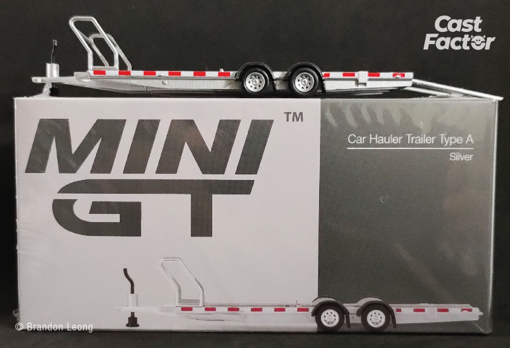 Mini GT #AC15 Car Hauler Trailer Type A Silver, Hobbies & Toys, Toys ...