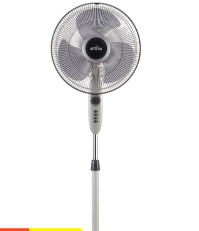 Mistral 16 Inch Standing Fan with 3 Blades stand fan with Adjustable ...