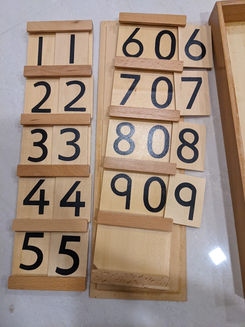 Montessori Seguin Tens Number Board, Babies & Kids, Infant Playtime on ...