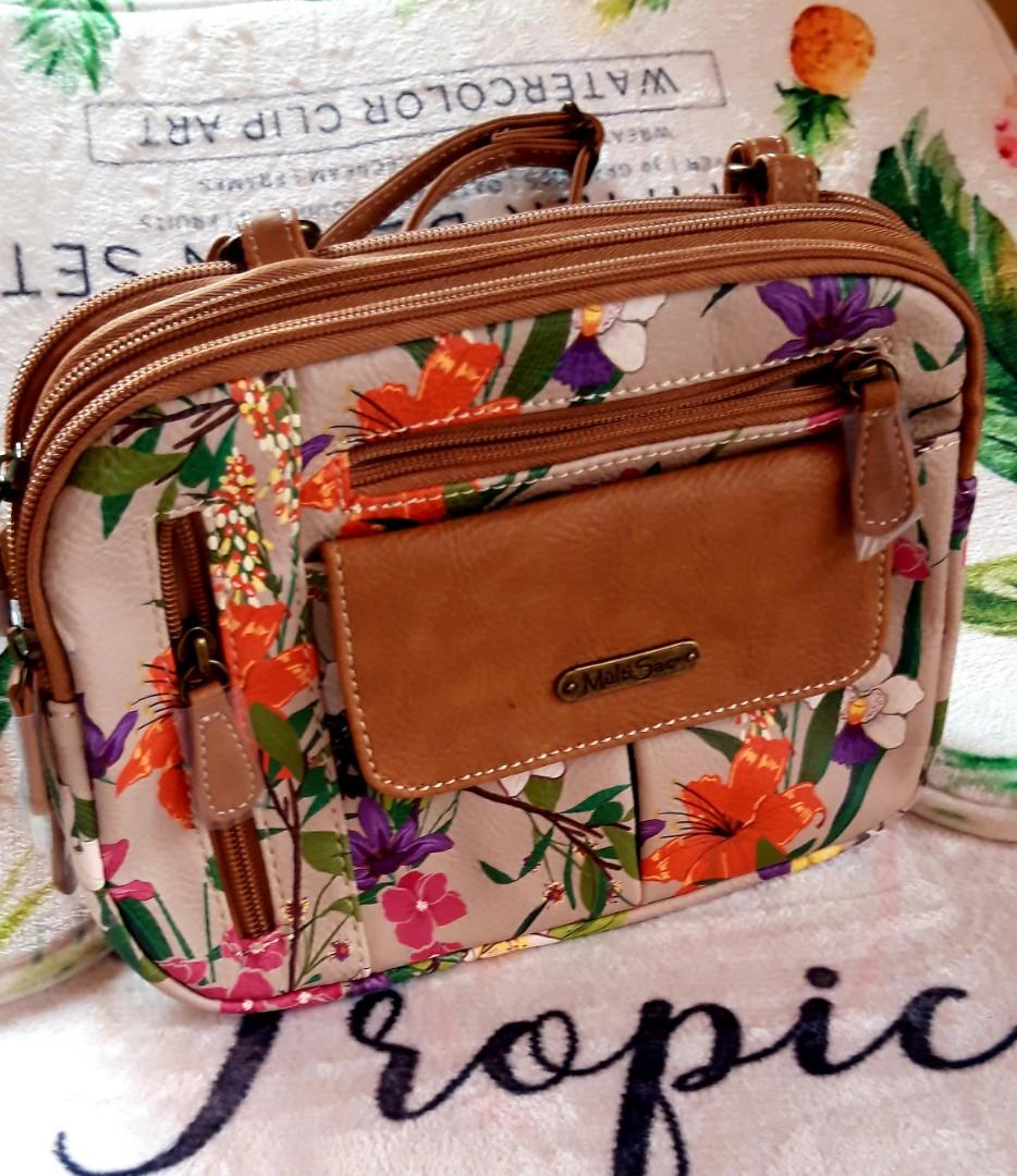 Multisac floral bag, Women's Fashion, Bags & Wallets, Cross-body Bags ...