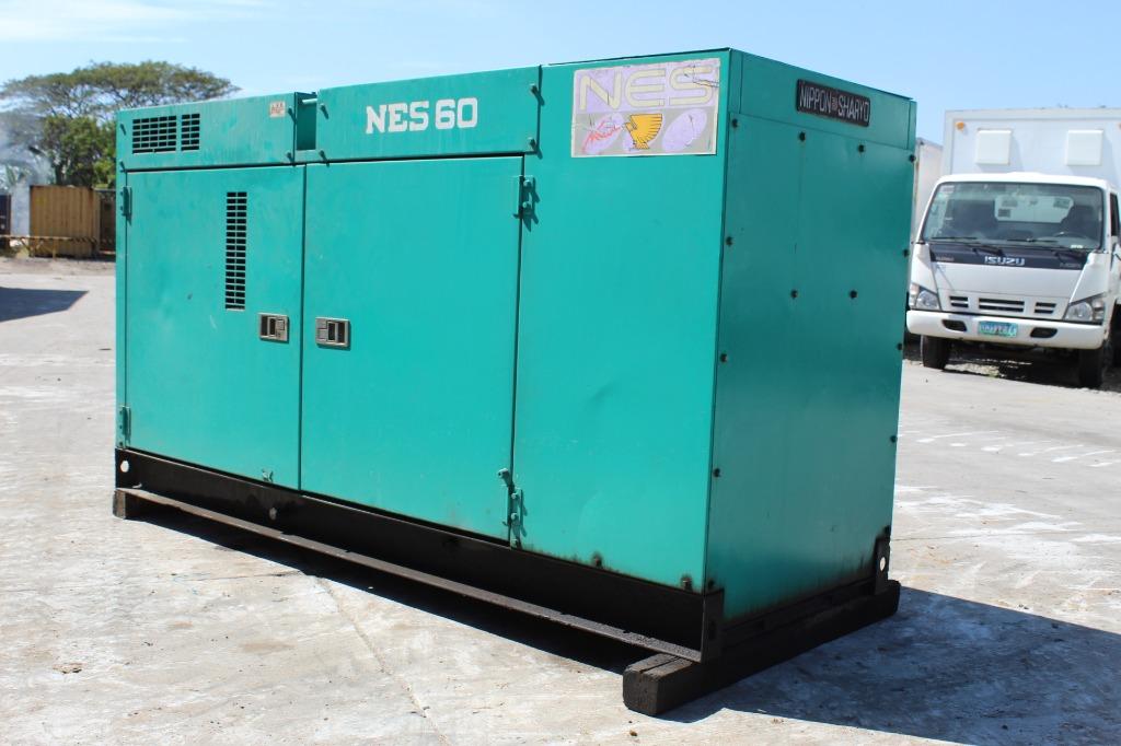 NIPPON SHARYO NES60SHI 60KVA GENERATOR SET, Commercial & Industrial ...