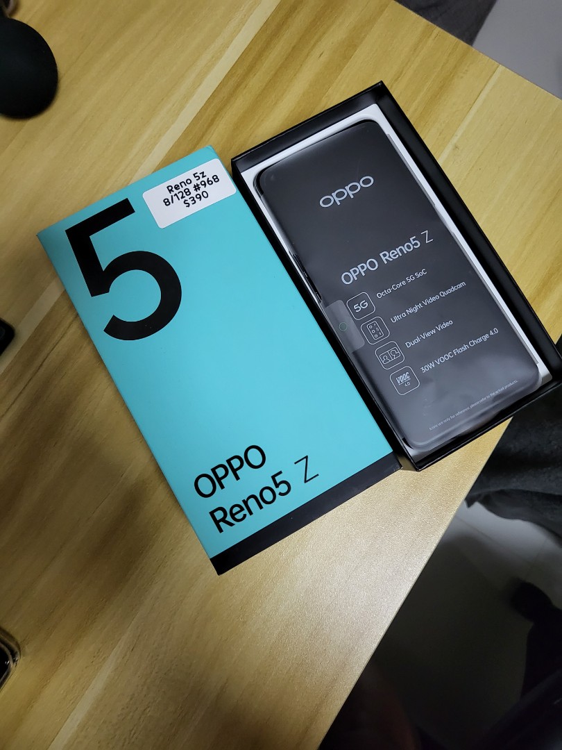 Oppo Reno 5z 5G (Black), Mobile Phones & Gadgets, Mobile Phones ...