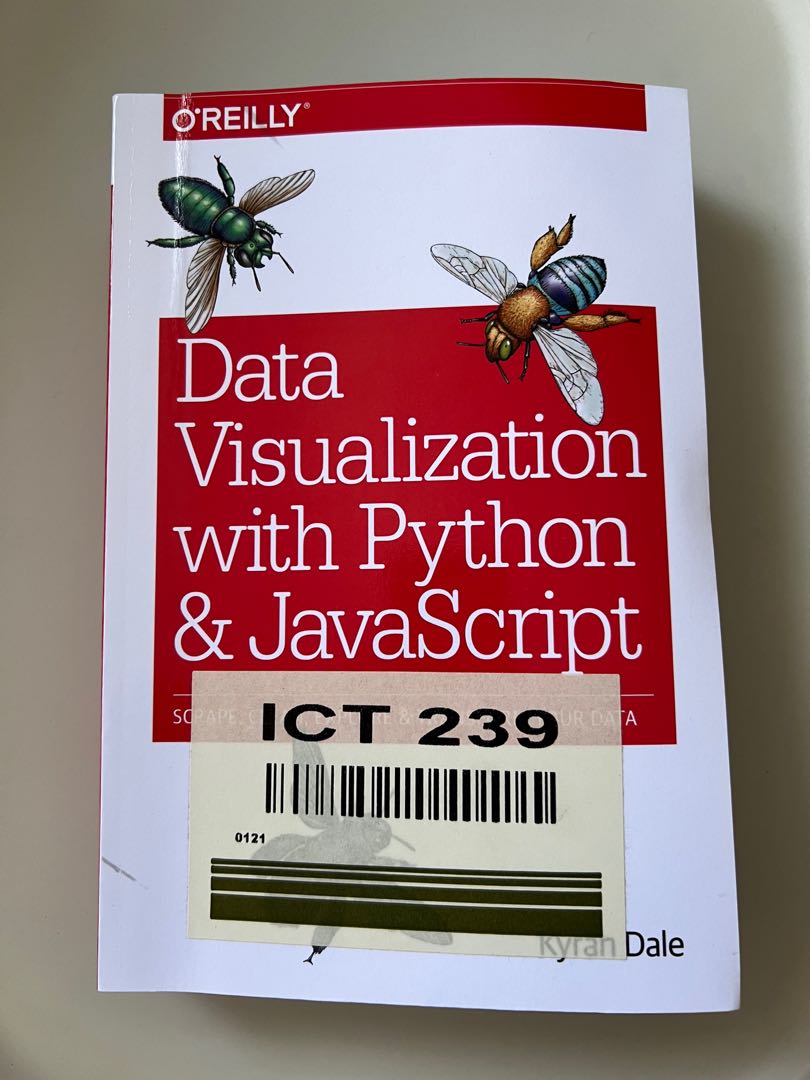 O'REILLY Data Visualization with Python & Javascript, Hobbies & Toys, Books & Magazines ...