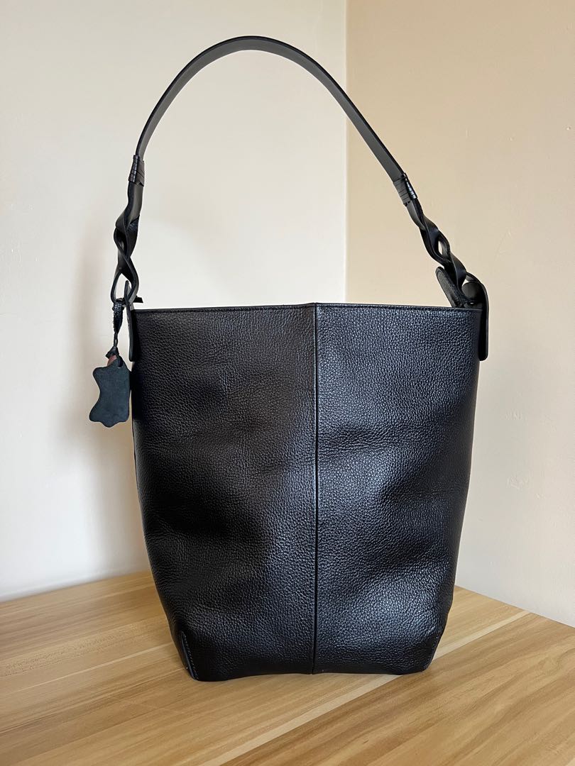 Our Tribe Genuine Leather Bucket Bag, Women's Fashion, Bags & Wallets ...