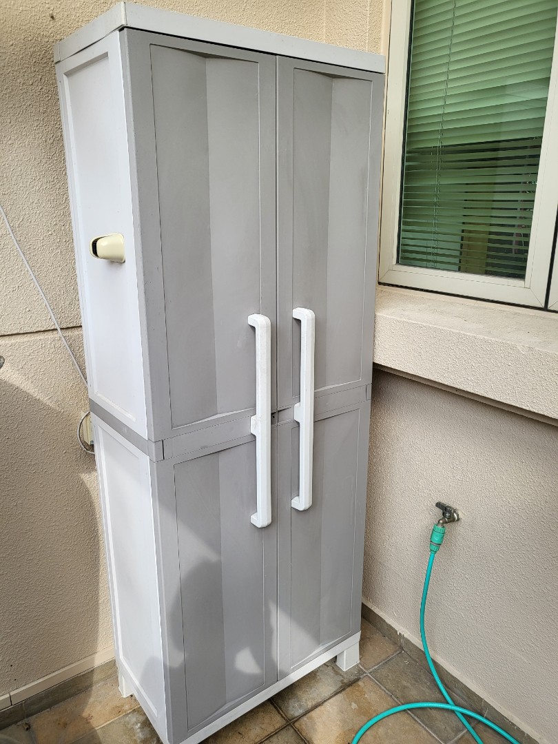 Outdoor rain proof cabinet, Furniture & Home Living, Outdoor Furniture ...