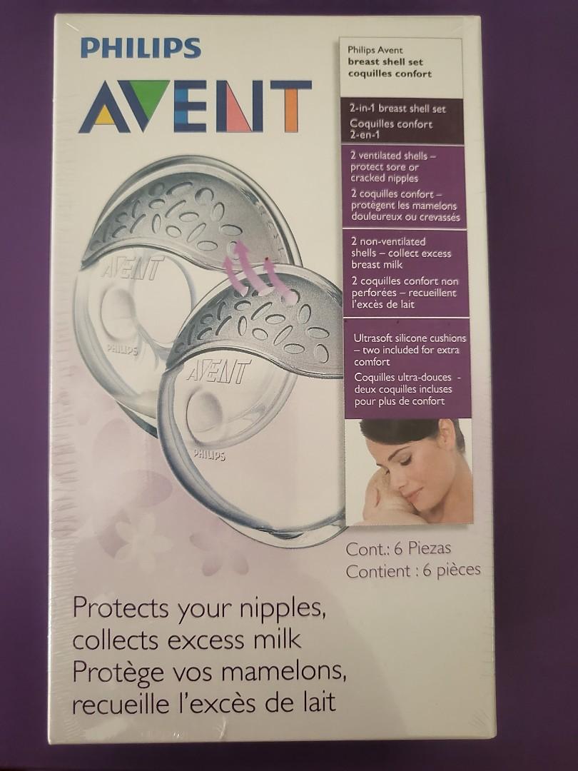 (Price drop!) Philips Avent Breast Shell set, Babies & Kids, Nursing ...