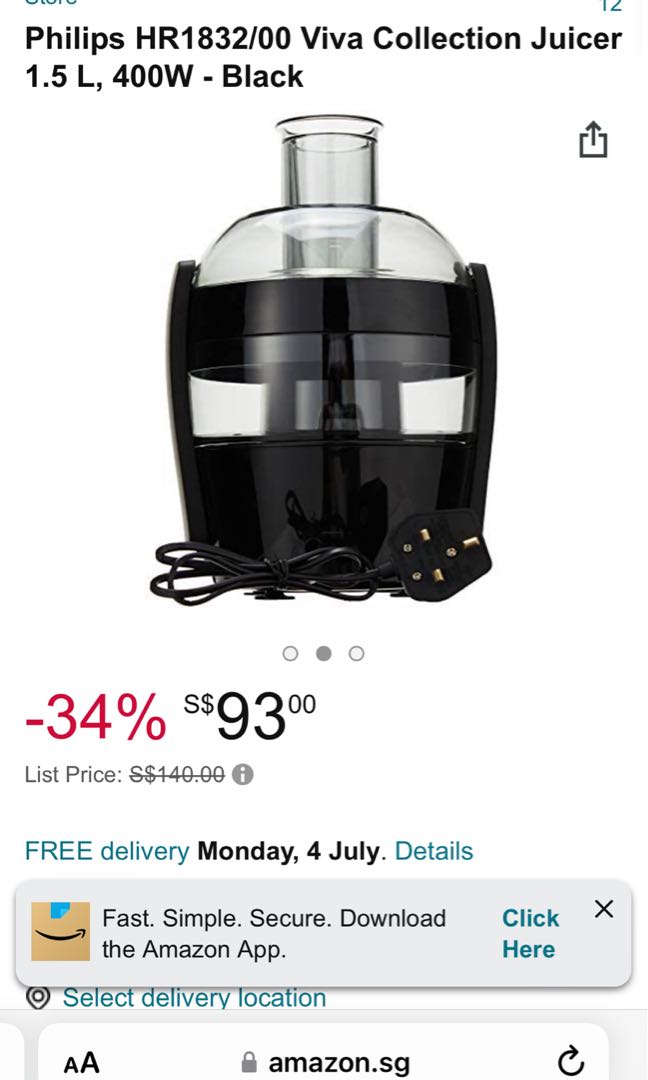 Phillips Juice Extractor, TV & Home Appliances, Kitchen Appliances ...