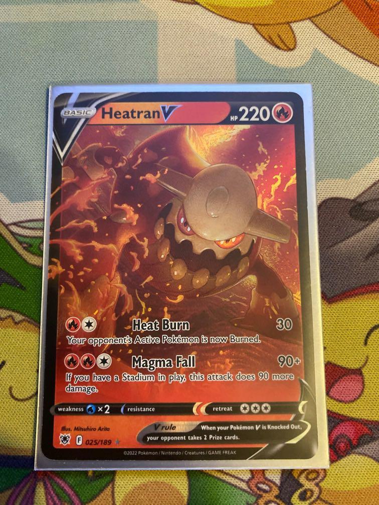 Pokemon heatran V, Hobbies & Toys, Toys & Games on Carousell