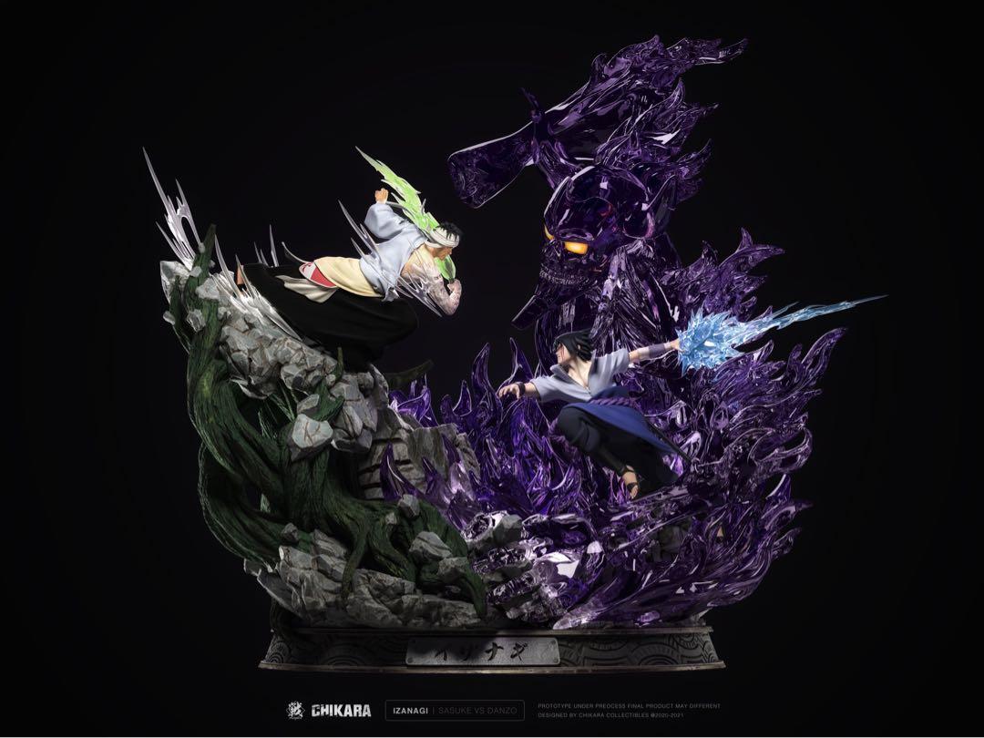 【PO】Uchiha Sasuke vs Shimura Danzo 1/6 GK Figure Chikara Studio Naruto ...