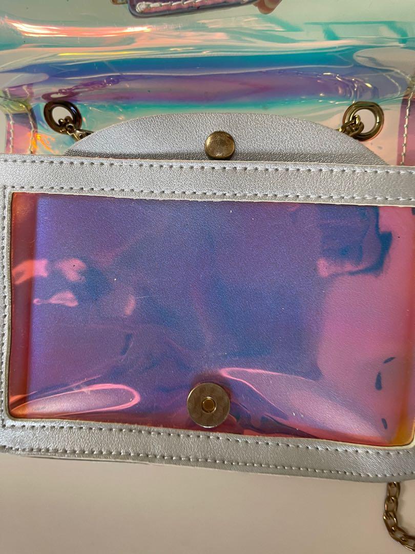 Prism/Holographic pvc bag, Women's Fashion, Bags & Wallets, Cross-body ...
