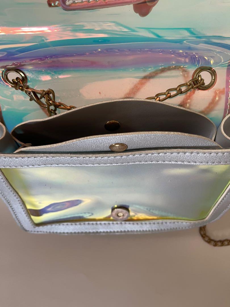 Prism/Holographic pvc bag, Women's Fashion, Bags & Wallets, Cross-body ...