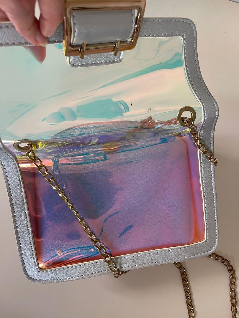 Prism/Holographic pvc bag, Women's Fashion, Bags & Wallets, Cross-body ...