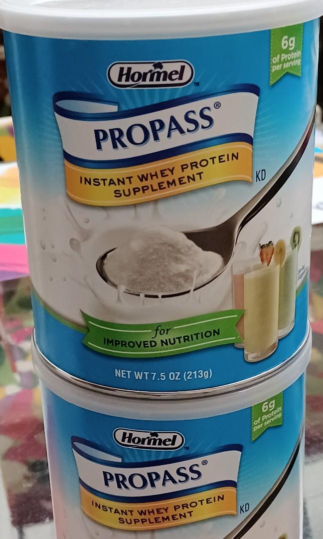 Propass whey protein supplement, 213g, Health & Nutrition, Health ...