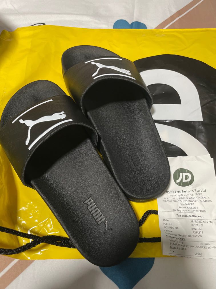 Puma Slides, Men's Fashion, Footwear, Flipflops and Slides on Carousell