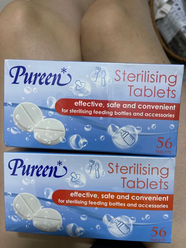 PUREEN STERILISING TABLETS, Babies & Kids, Bathing & Changing, Bathtub ...