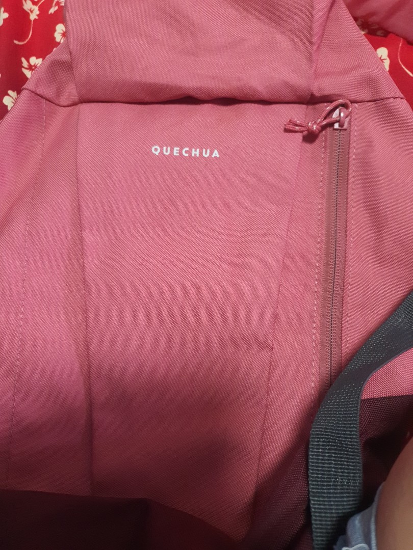 Quechua bag (light pink), Women's Fashion, Bags & Wallets, Backpacks on ...