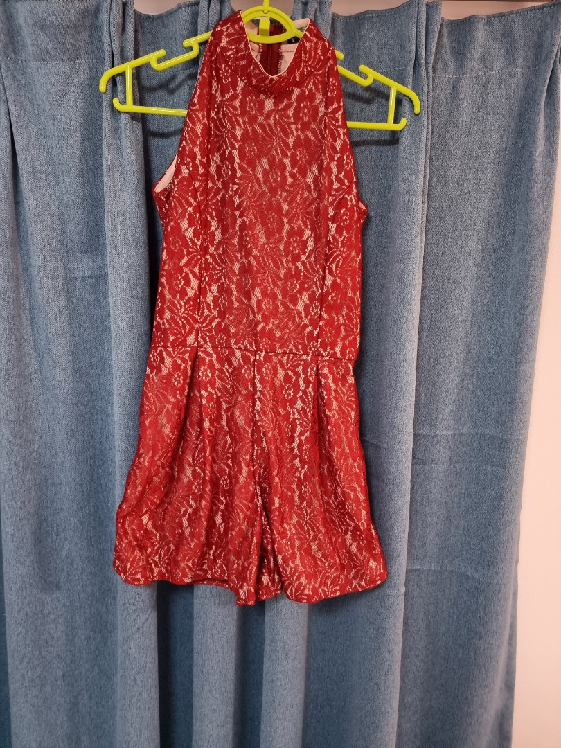Red sets, Women's Fashion, Dresses & Sets, Jumpsuits on Carousell
