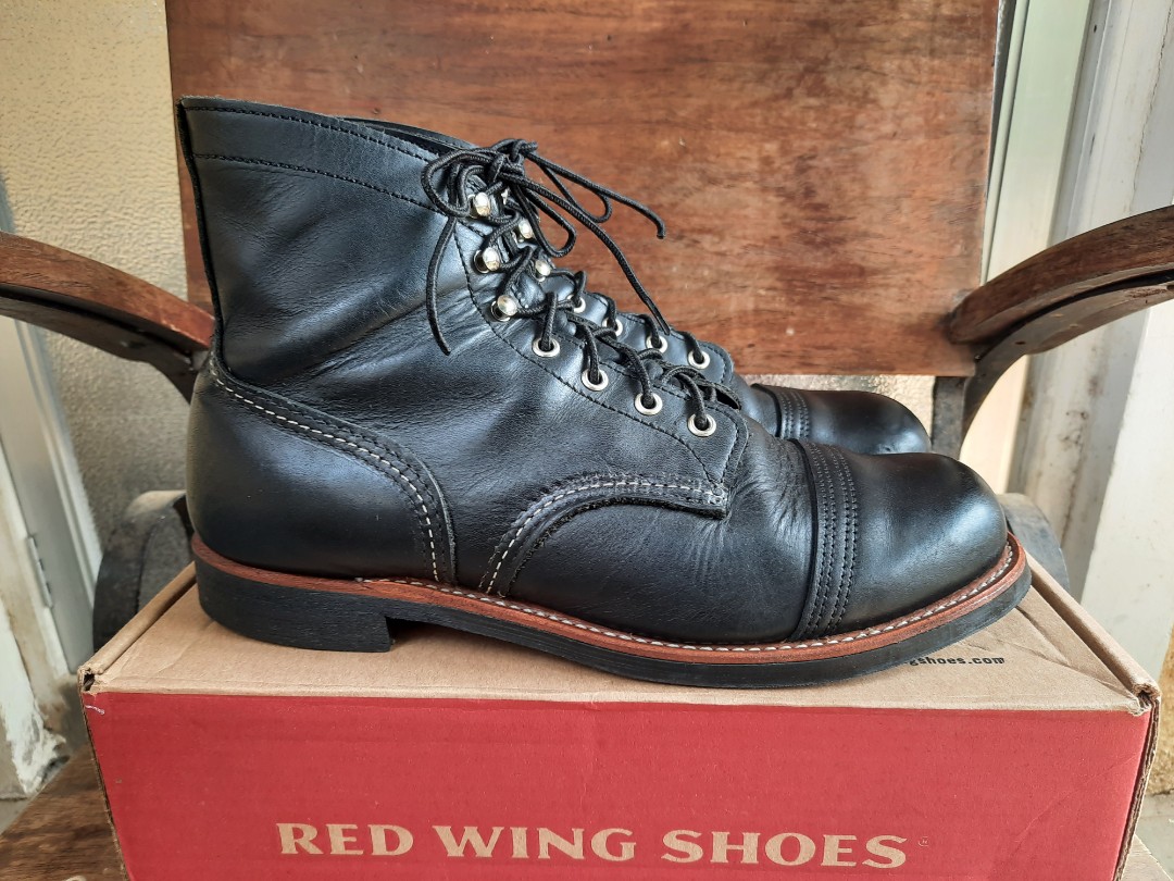 Red Wing Iron Ranger 8084 Black Harness Redwing, Men's Fashion ...