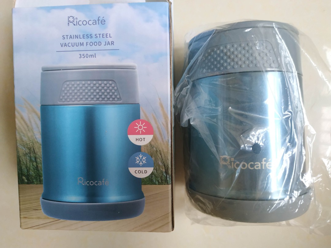 全新Ricocafe保溫壺350ml, 傢俬＆家居, 廚具和餐具, 食物整理及儲存 - Carousell