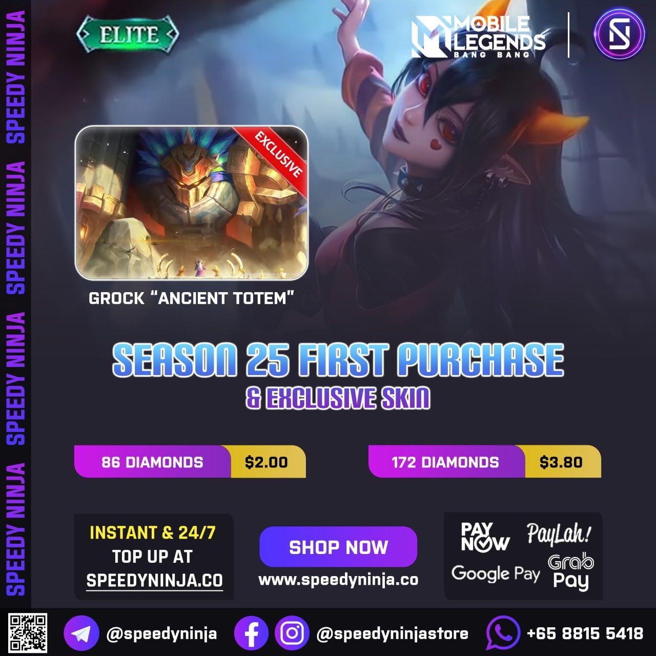 Rise of Necrokeep | Season 25 First Purchase & Exclusive Skin [MOBILE ...