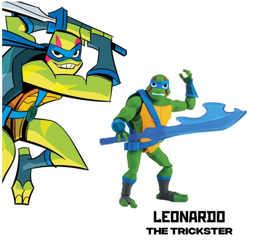 TMNT Leonardo Action Figure (ROTMNT) -Second Stock, Hobbies & Toys ...