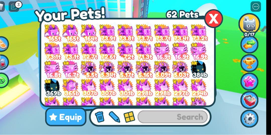 Roblox Pet Simulator X Pets and Gems, Video Gaming, Gaming Accessories ...