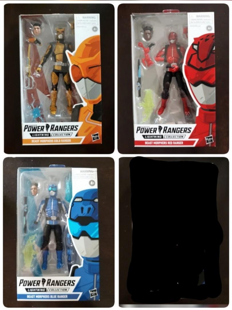 Saban's Power Rangers Lightning Collection Mighty Morphin Red Green ...