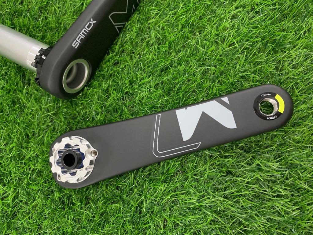 SAMOX M7 Carbon Crank Arm with 30mm Spindle for Birdy/ Brompton upgrade ...