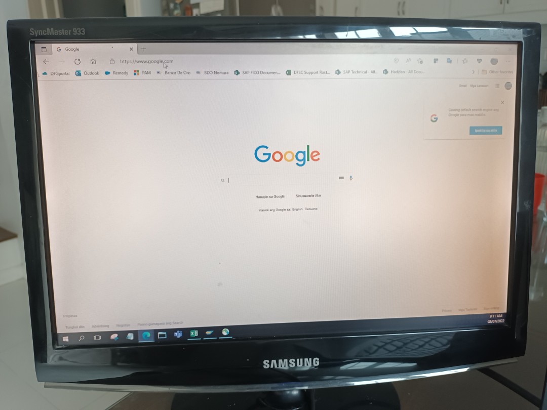 Samsung monitor 933, Computers & Tech, Desktops on Carousell