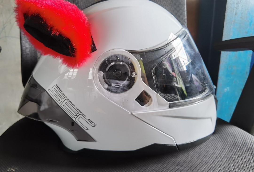 SEC Rise v2 modular dual visor helmet, Motorbikes, Motorbike Parts ...