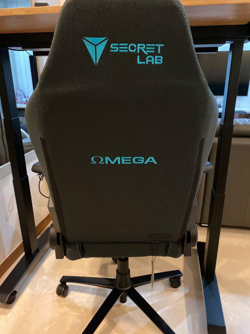 Secret lab Omega 2020 black/blue, Furniture & Home Living, Furniture ...