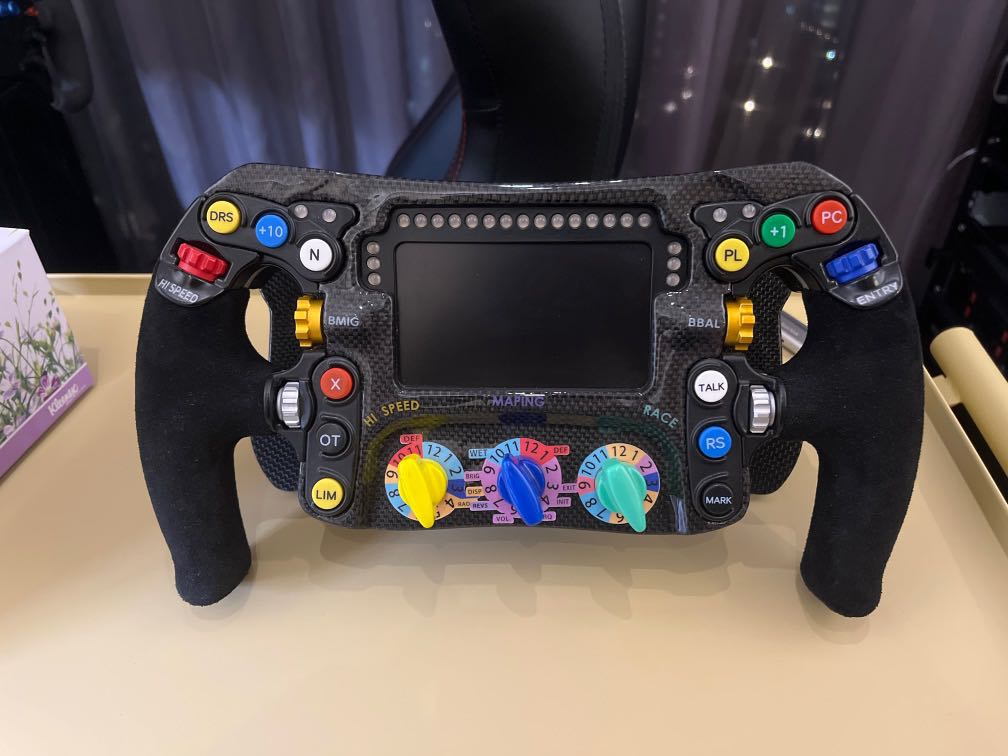 Sim racing wheel Mercedes Formula 1 replica, Video Gaming, Video Game ...