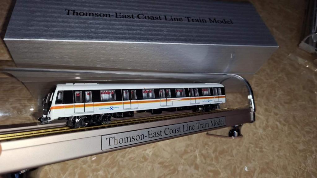 Singapore Thomson-East Coast Line Train Model (1:87), Hobbies & Toys ...