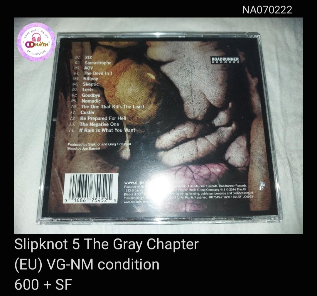 Slipknot 5 The Gray Chapter CD (unsealed), Hobbies & Toys, Music ...