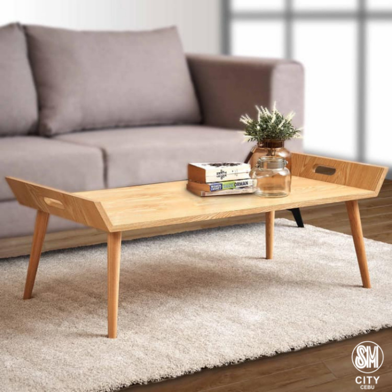 SM Home Center Table MOTT - Ash Wood Color, Furniture & Home Living ...