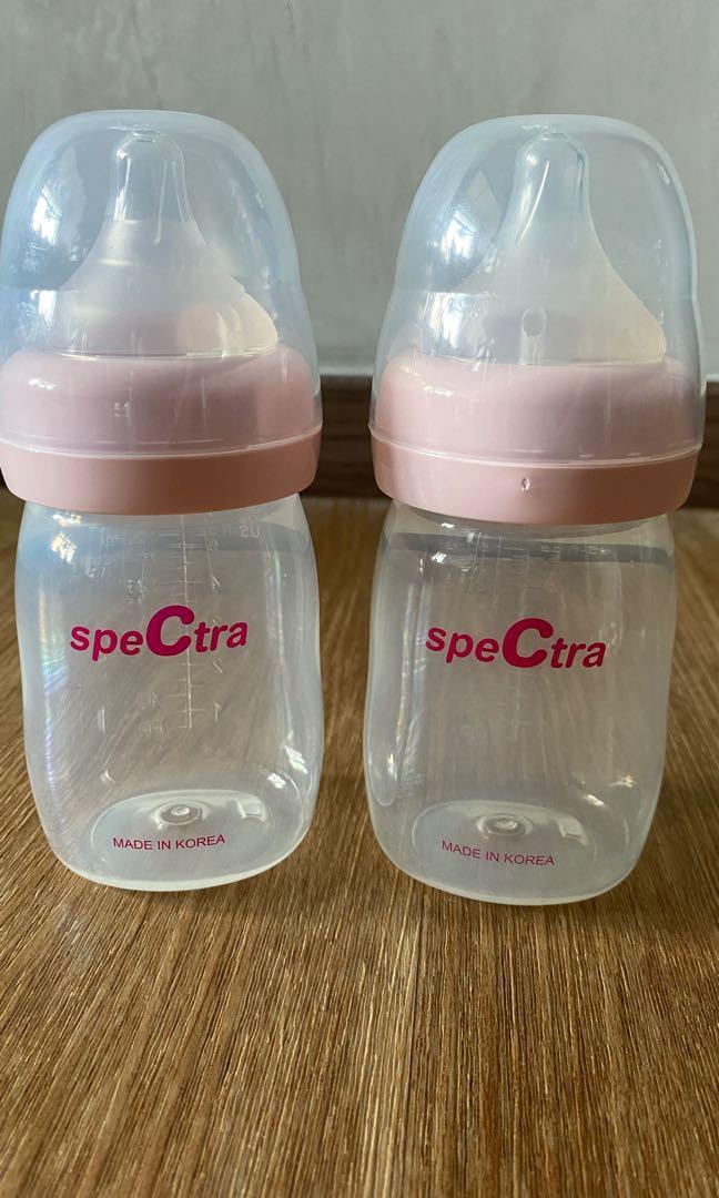 Spectra bottles with newborn teats, Babies & Kids, Nursing & Feeding ...