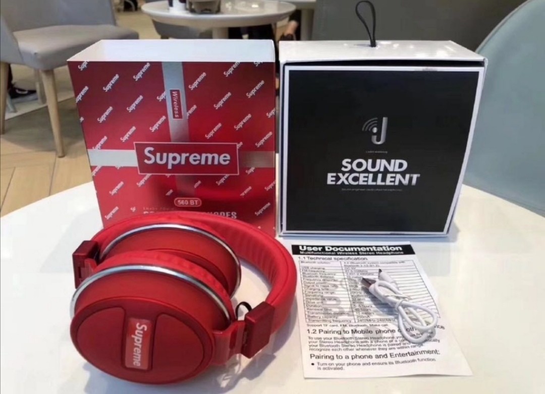 Supreme high quality Bluetooth headphone, Audio, Headphones & Headsets ...
