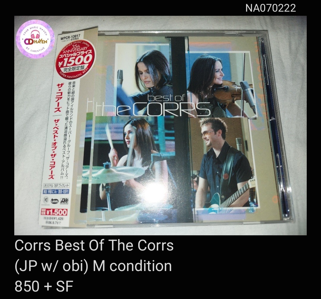 The Corrs Best Of The Corrs CD (unsealed), Hobbies & Toys, Music ...