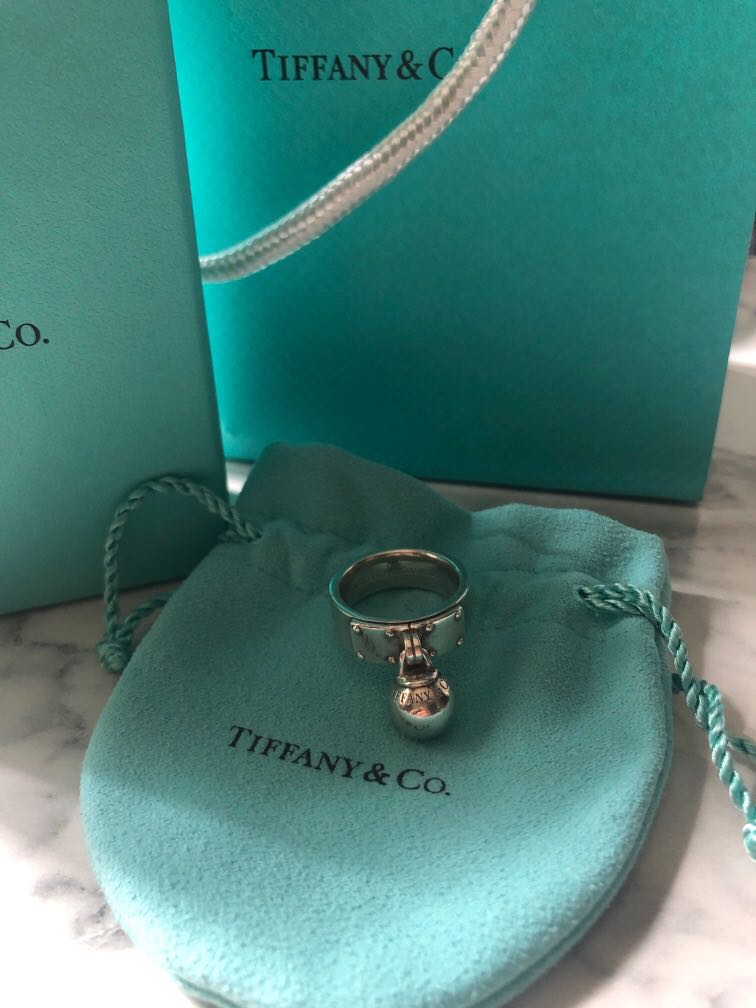 Tiffany & Co hardwear ball dangle ring, Women's Fashion, Jewelry ...