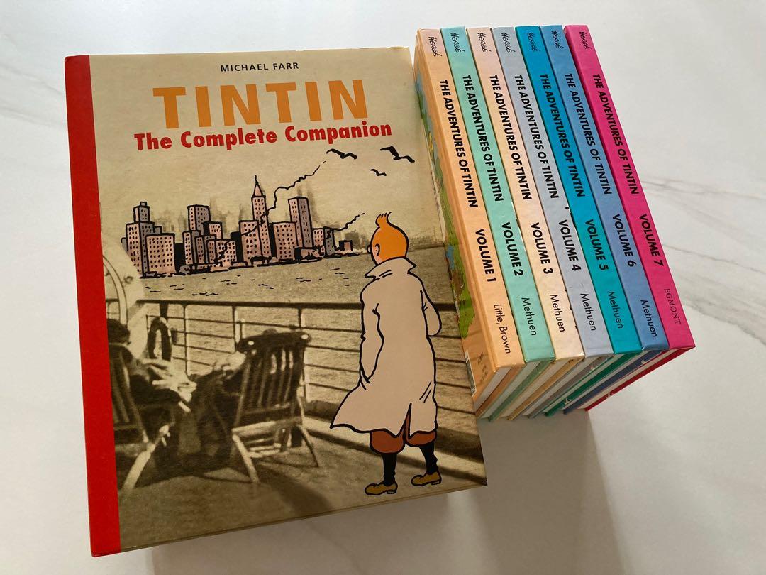 Tintin 7 Volumes (21 Titles) with The Complete Companion, Hobbies ...